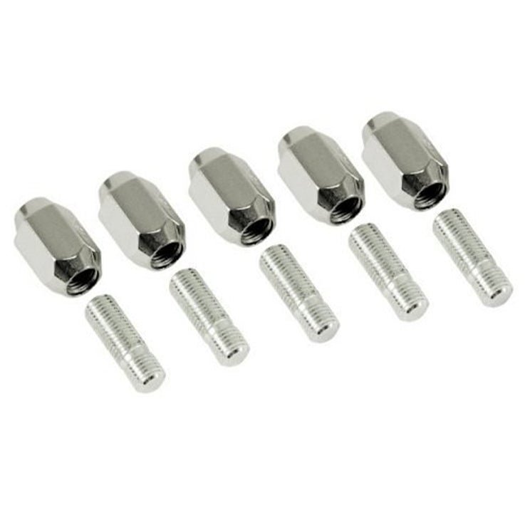 Empi 9533 Chrome Nut Stud Kit, M12-1.5, F/Steel Wheel | Moore Parts