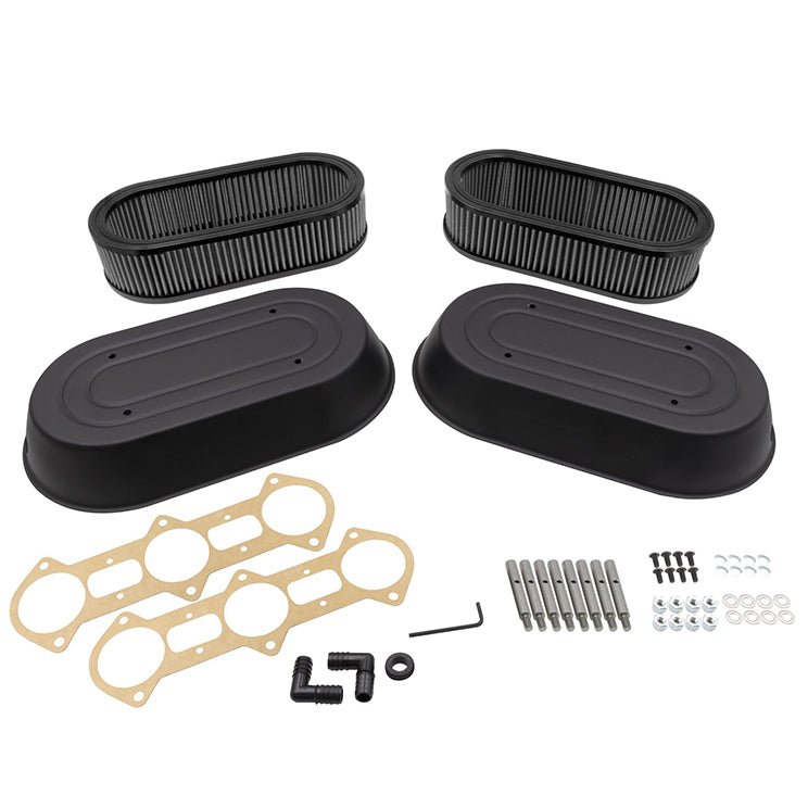 PMO Porsche Water Shield Air Cleaner Kit, Dual Webers | Moore Parts