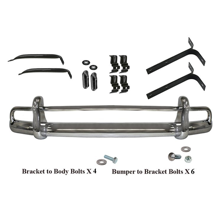 Vw Bug 1955-67 Front Bumper Kit With All Brackets | Moore Parts