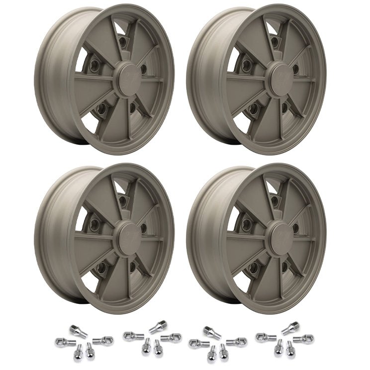 Vw Bug 5 Lug Bronze GTV 2 Empi BRM Wheel Package | Moore Parts