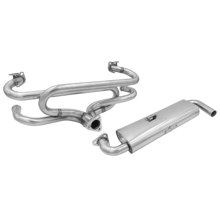 Vw Bug Stainless Single Quiet Pack System | Moore Parts