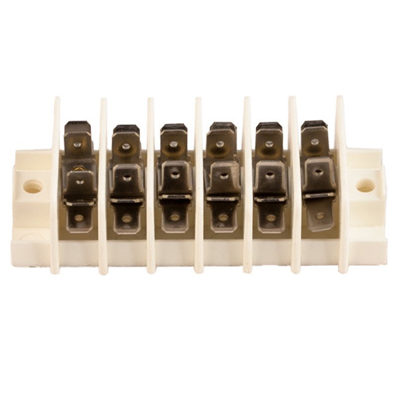 K4 Terminal Block With Tab Terminals, 6 Circui | Moore Parts
