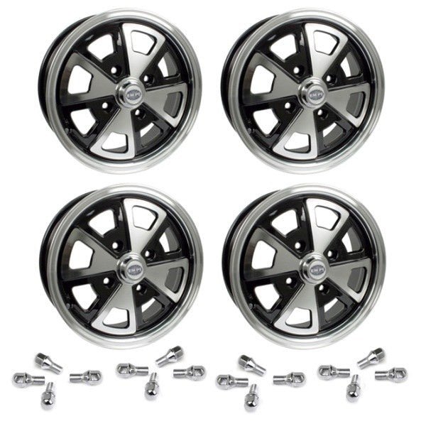 Porsche 4 Lug Empi 914 Alloy Wheel Package | Moore Parts