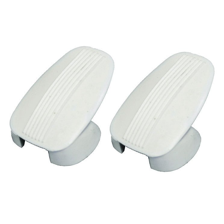 White Coat Hook Caps For Vw Bug 1961-1967 | Moore Parts
